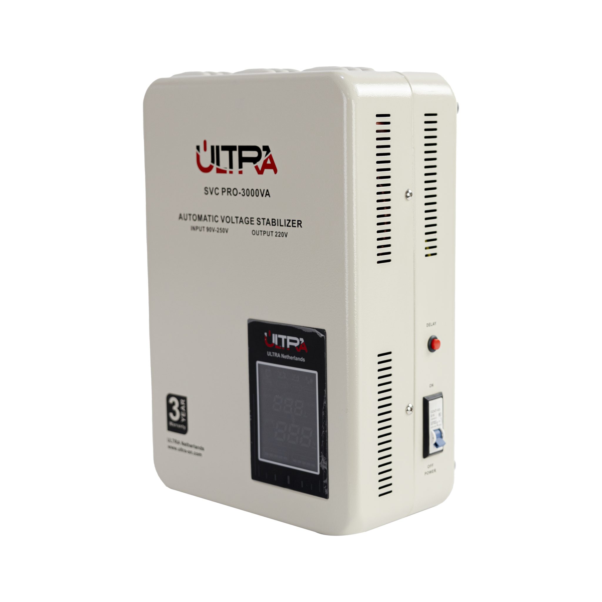 SVC-3000 ULTRA Automatic Voltage Stabilizer 1 Phase Power