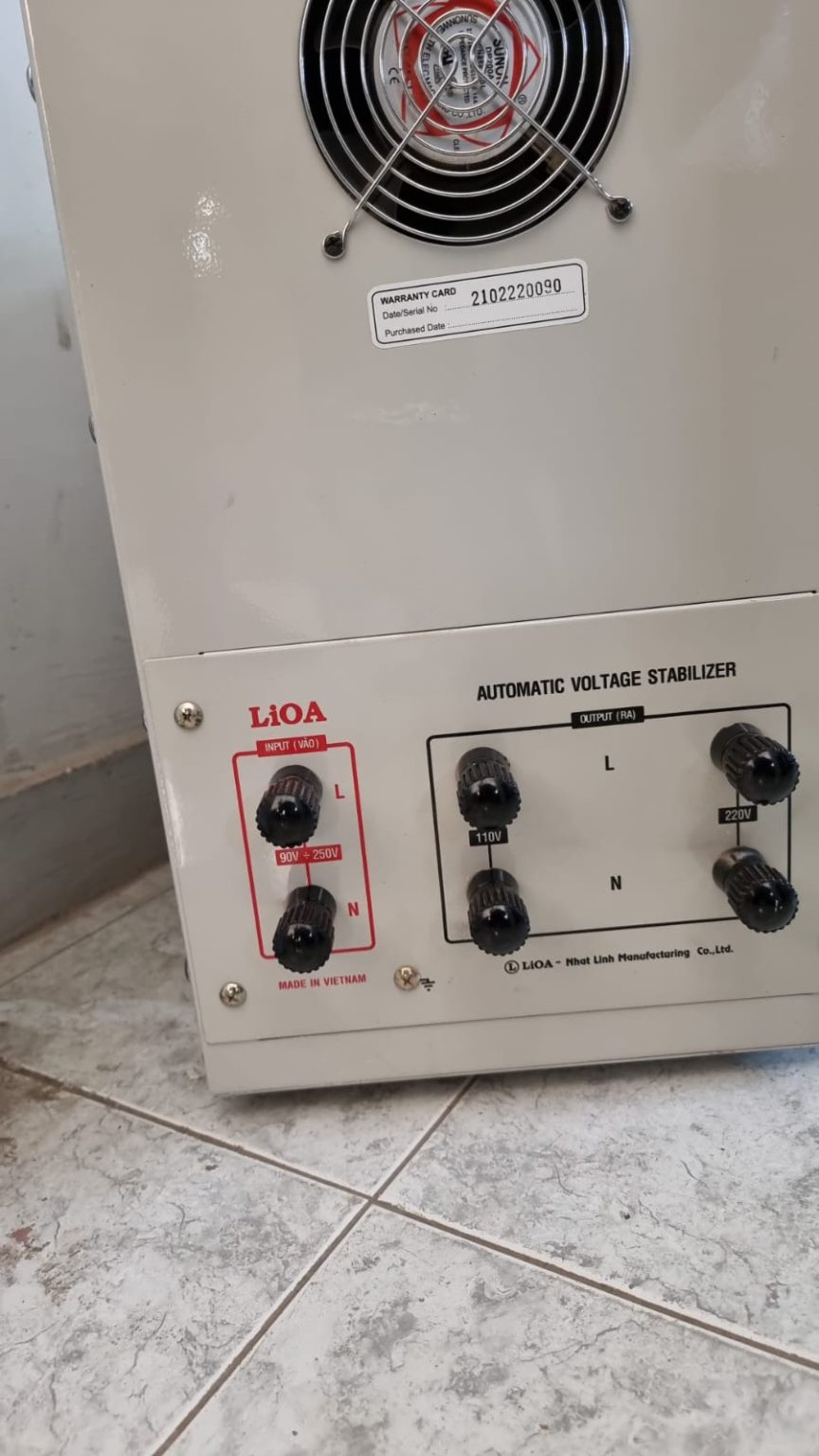 LiOA DRI-3000 Stabilizer – Reliable 3KVA Voltage Control