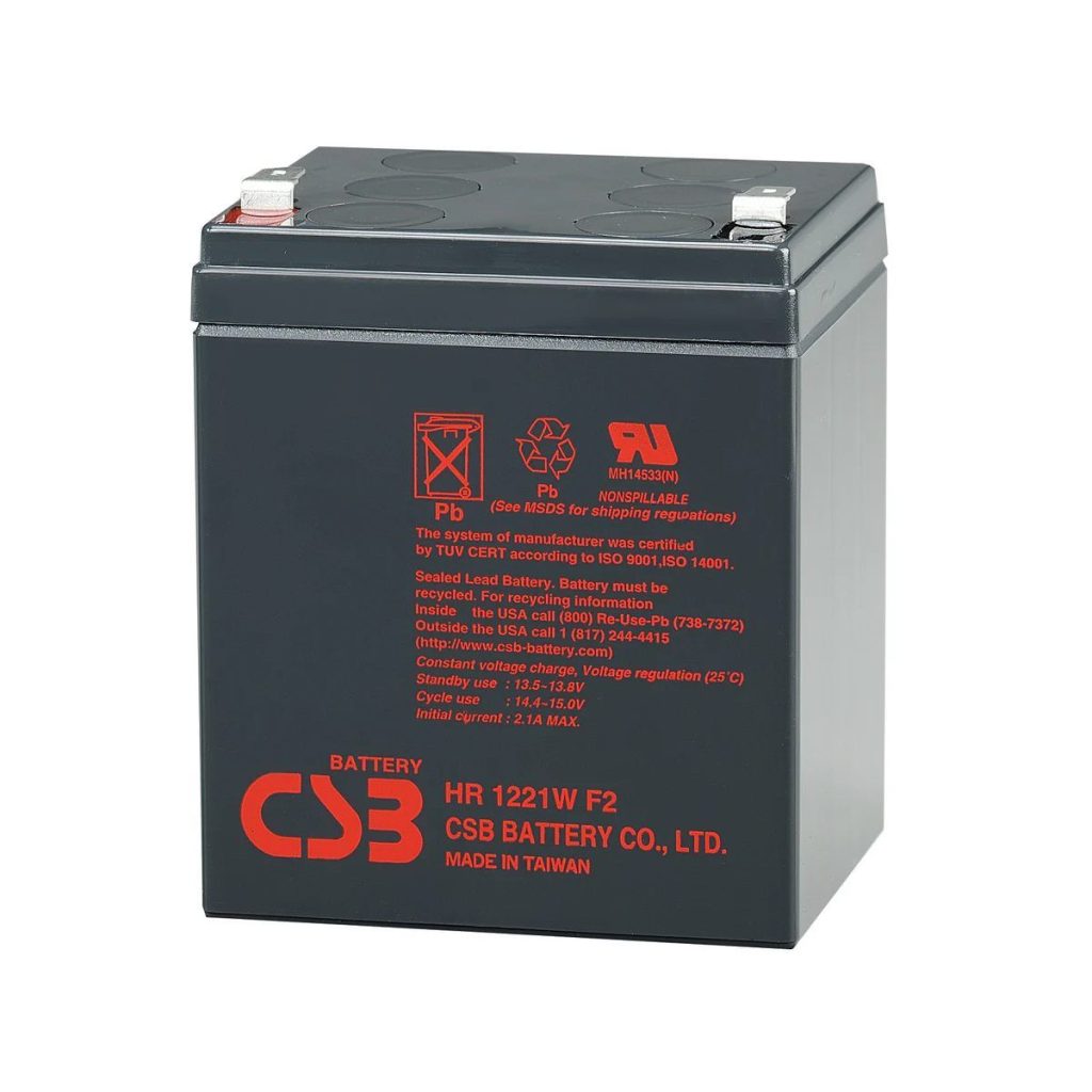 CSB HR1221WF2 Battery - 12 Volt 21 Watts/Cell 5.1 Amp Hour