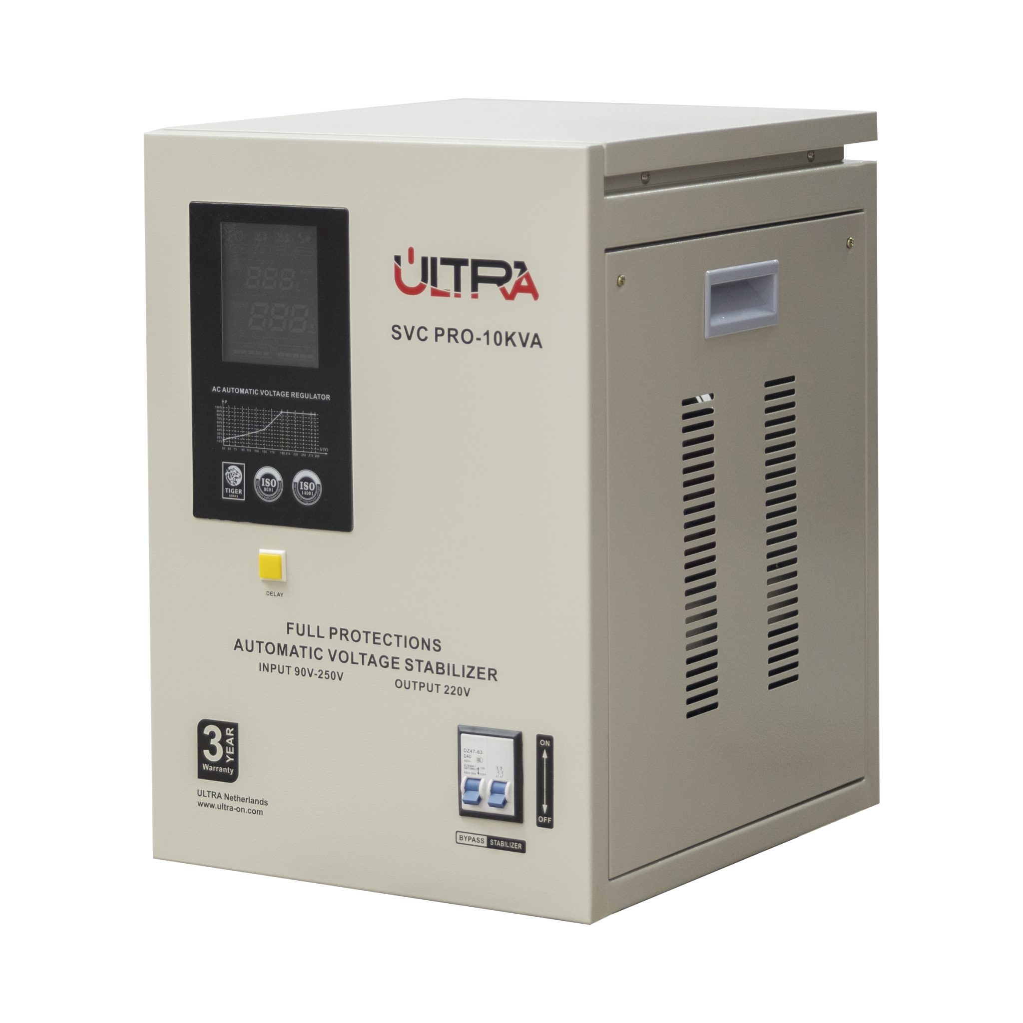 SVC-10000 ULTRA Voltage Stabilizer | 10 KVA Reliable Regulation