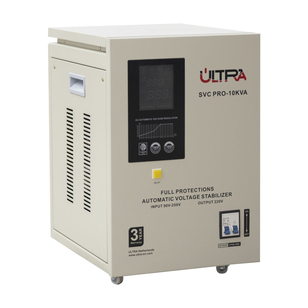 SVC-10000 ULTRA Voltage Stabilizer | 10 KVA Reliable Regulation